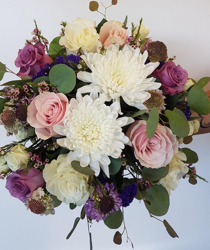 Pretty in Pinks Bouquet (WED21-13) - Bunches Flower Co.